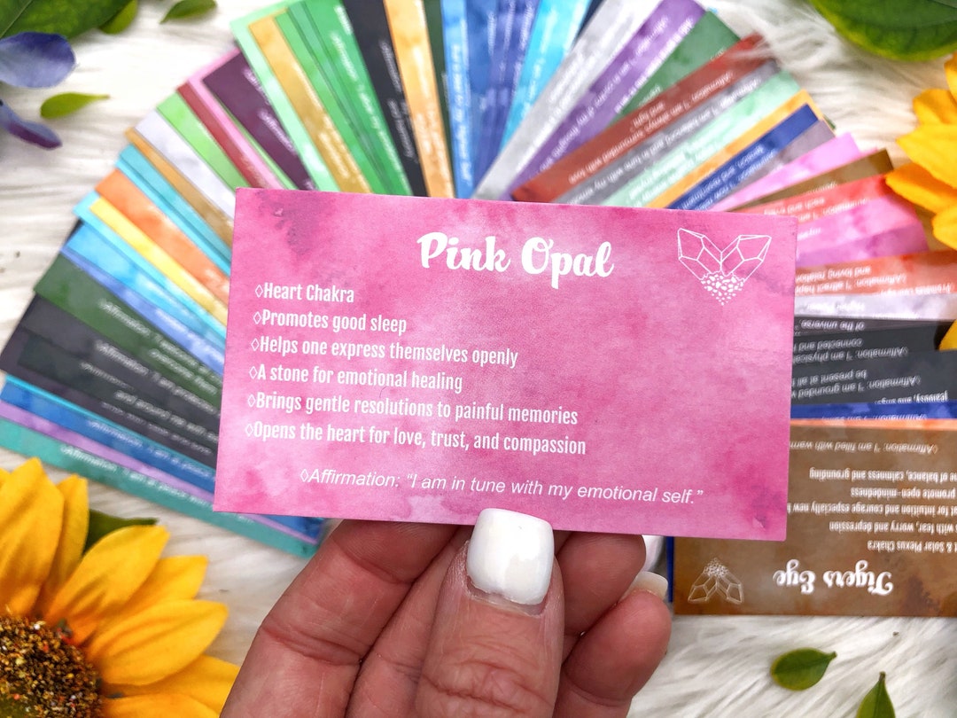 Crystal Card Deck Information Cards - 1st, 2nd, And/or 3rd Edition ...