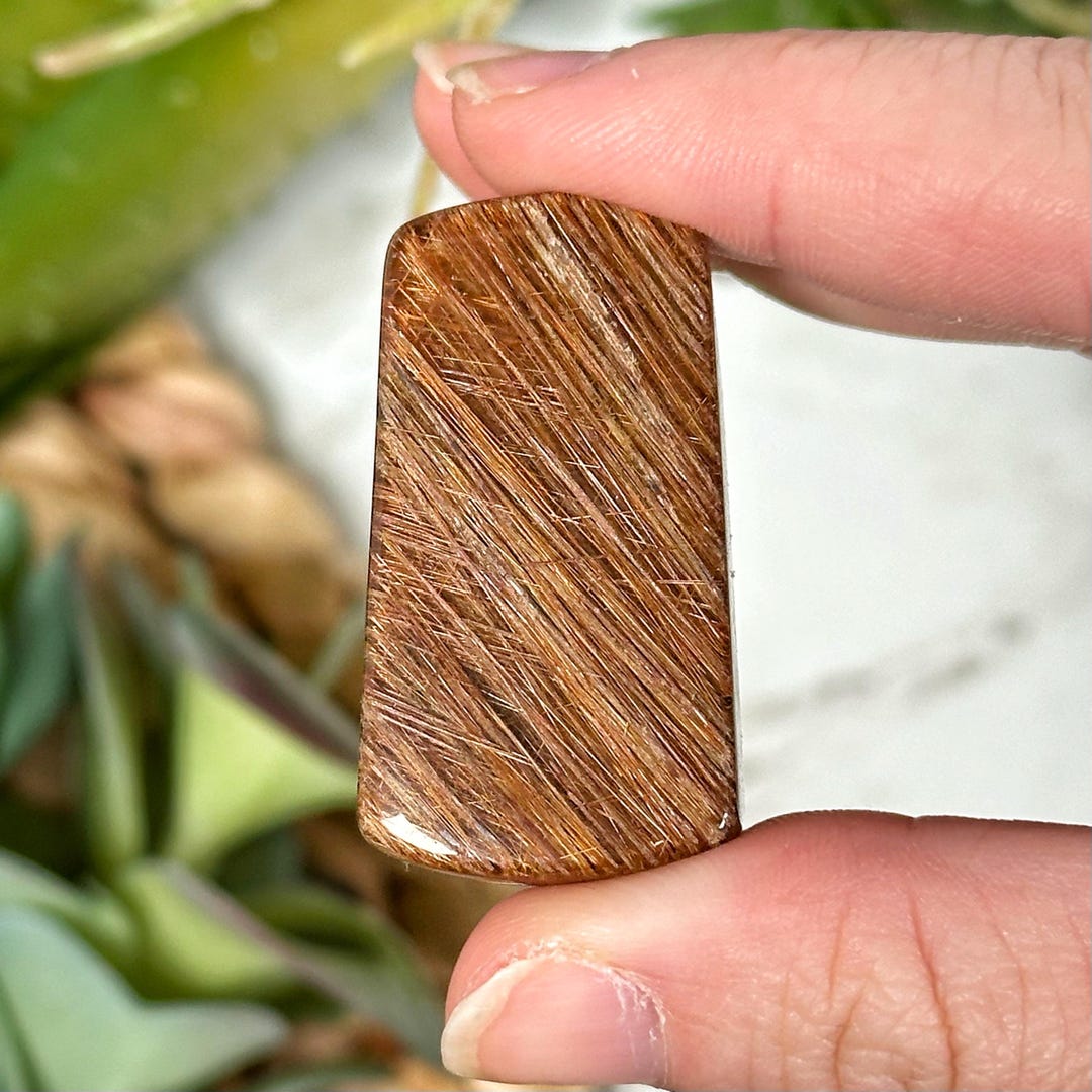 High Quality Rutilated Quartz Cabochon - #1 - Etsy