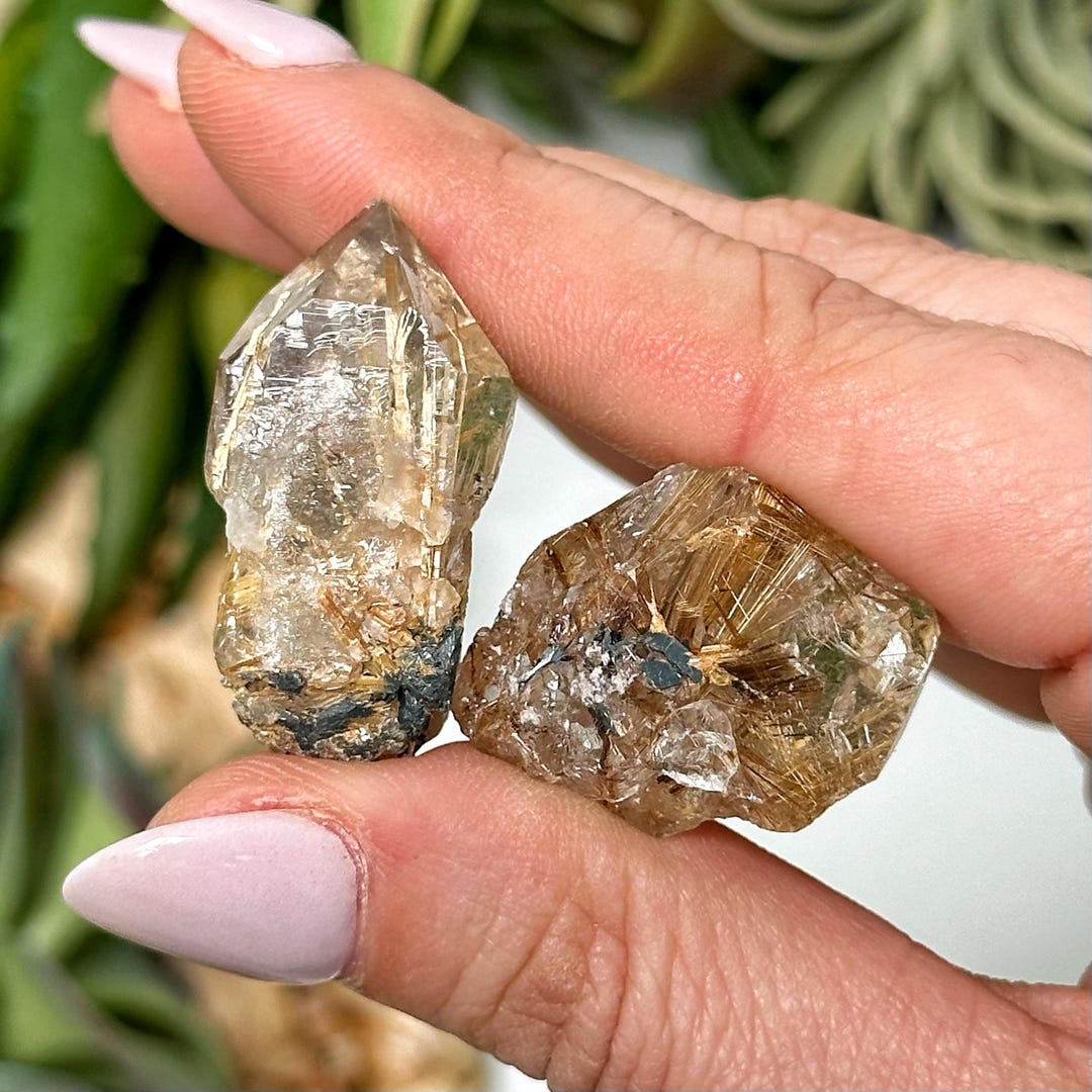 Raw Natural Rutilated Quartz - All Chakras - No. 839 - Etsy