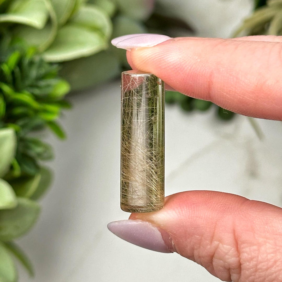 High Quality Rutilated Quartz Cylinder - #7 - Etsy