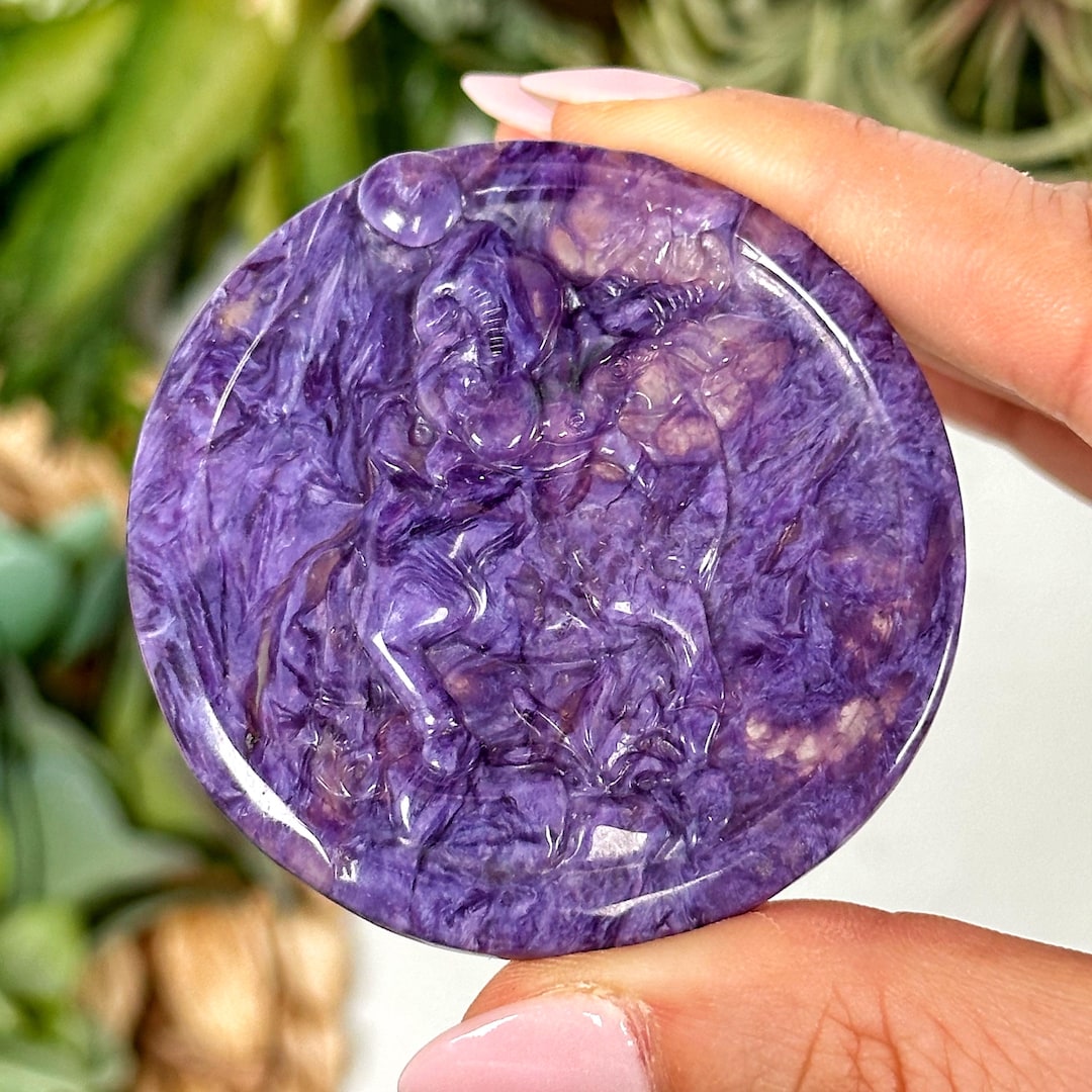 RARE Charoite High Quality Ram - #9 - Etsy