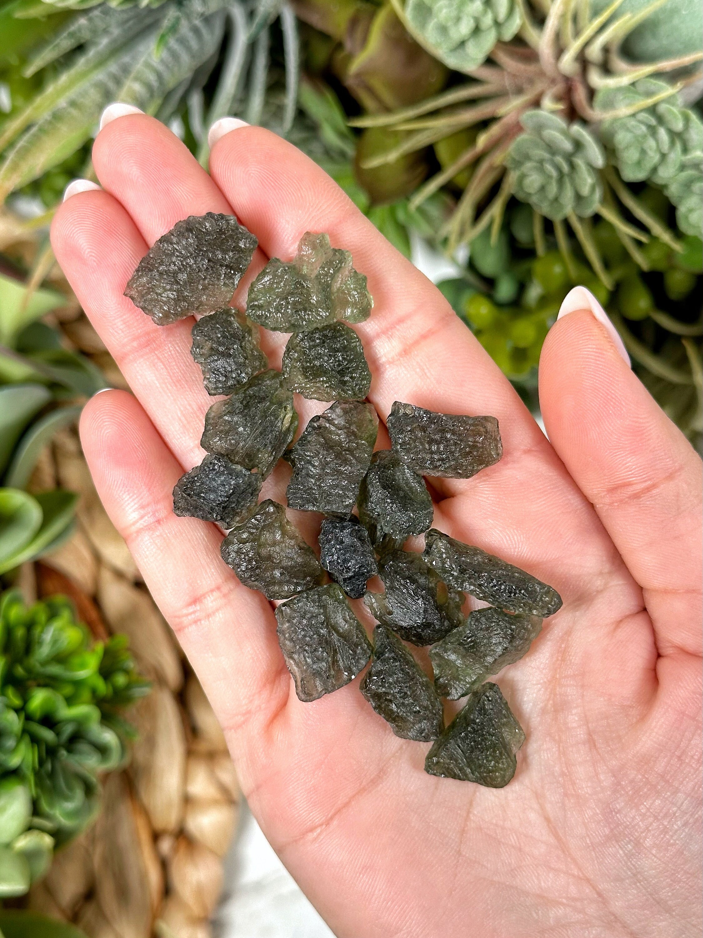 Genuine Moldavite | 1.2-3.0g | - No 816 (raw Space Tektite Crystal ...