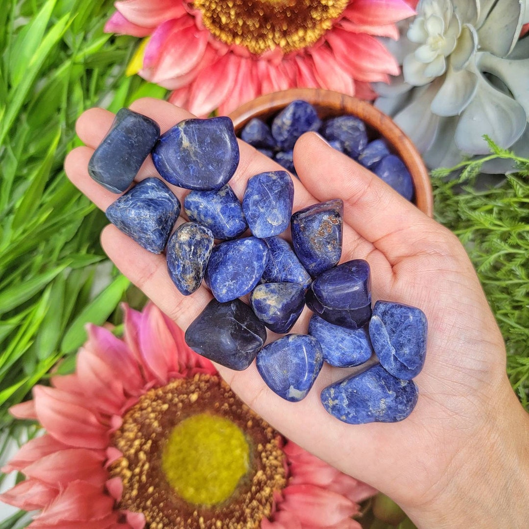 ONE Sodalite Tumble Throat Chakra No. 456 - Etsy