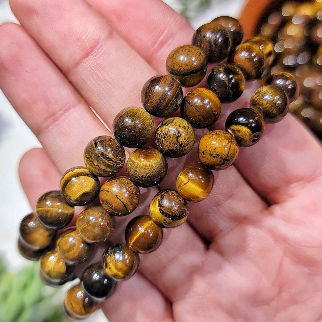 Flashy Tiger's Eye Bracelet - Root, Sacral, and Solar Plexus Chakra ...