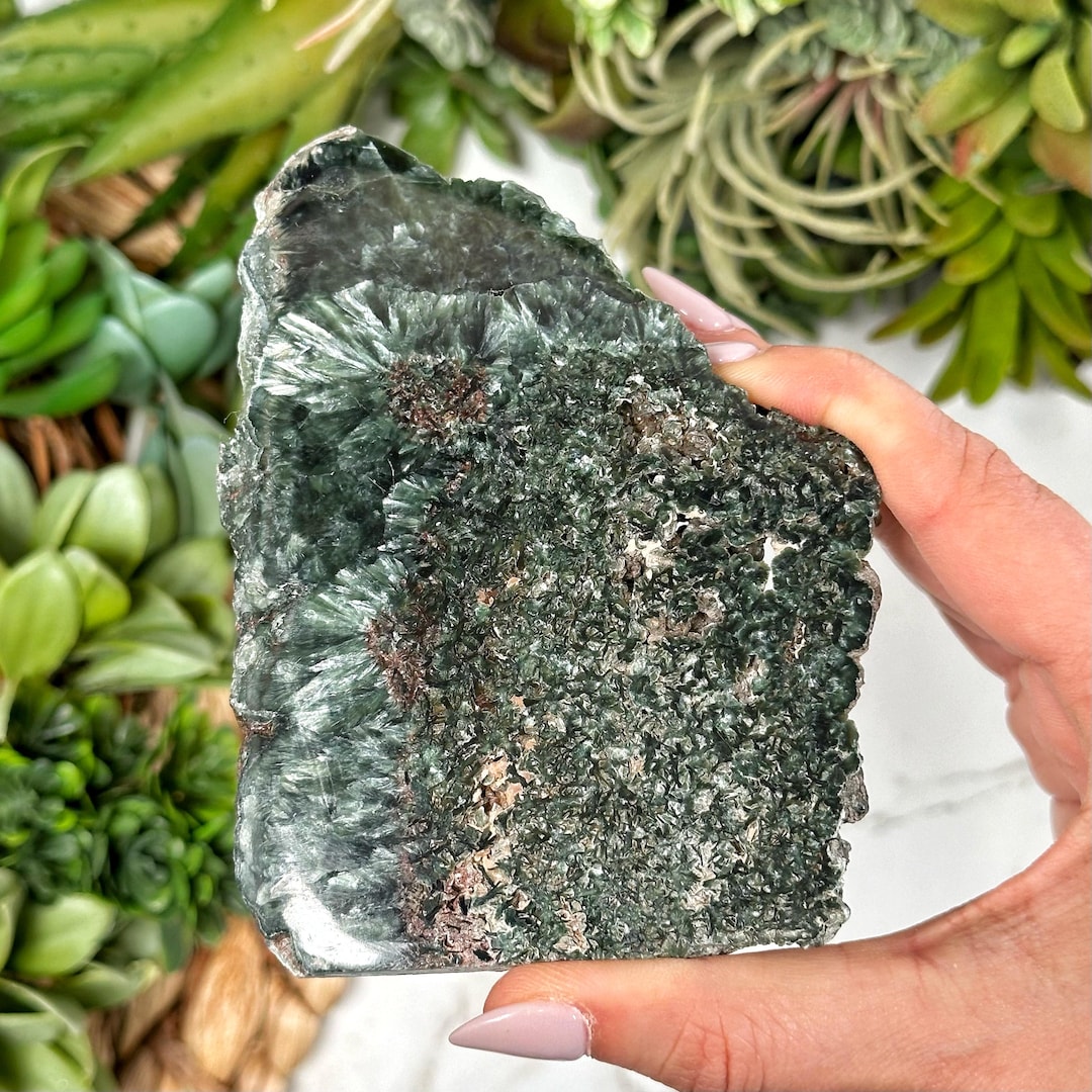 Seraphinite Slab - #1 - Etsy