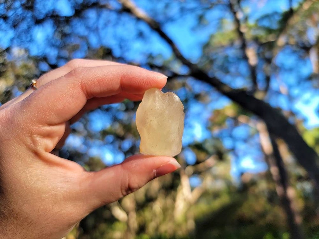 One Libyan Desert Glass From Western Egypt L48 - Etsy