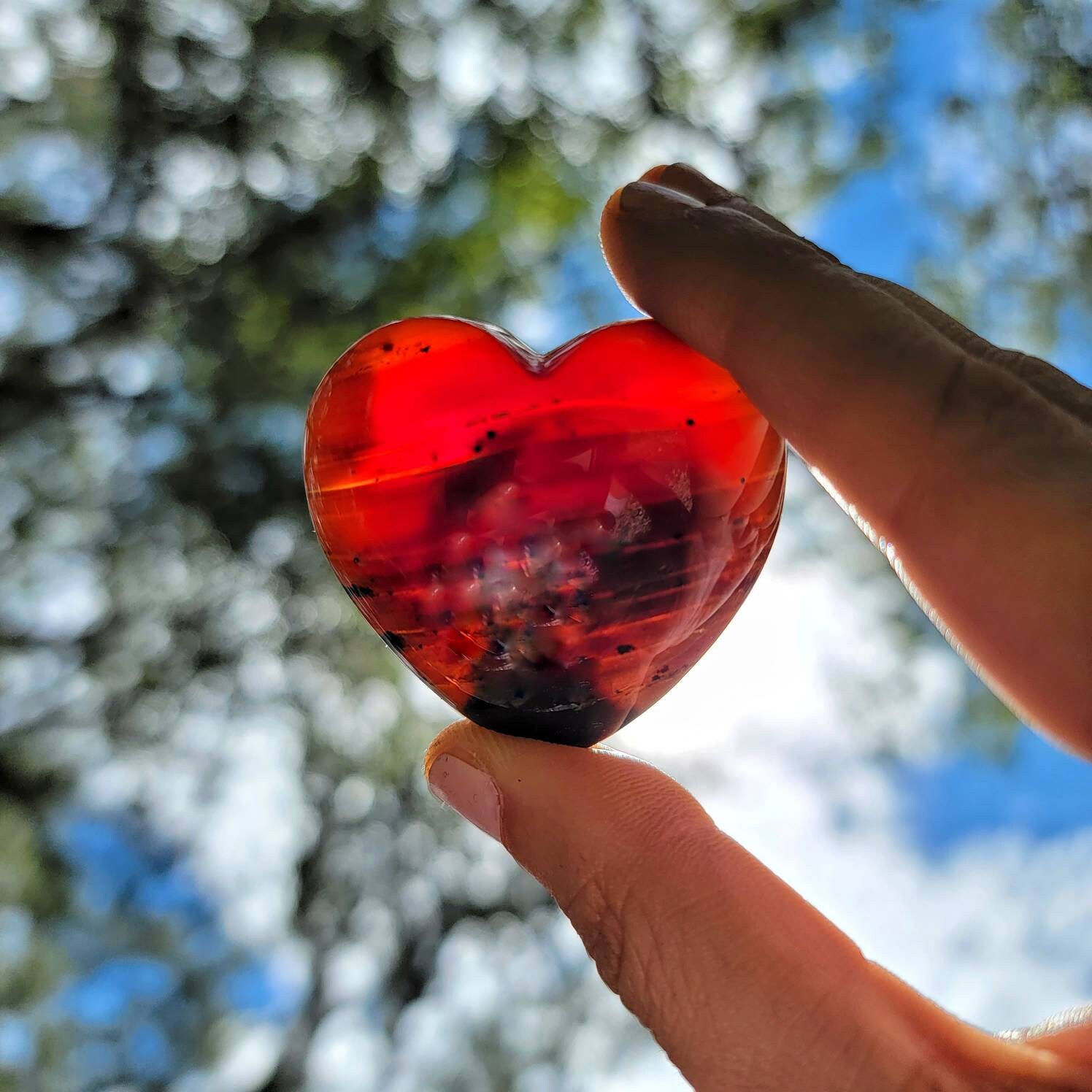 100% Genuine Amber Small Amber Heart Solar Plexus Chakra - Etsy