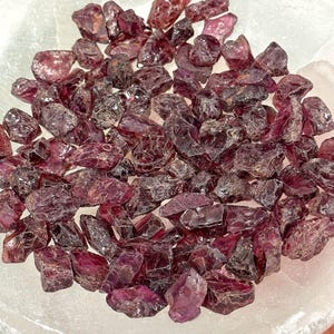 Pink Garnet | 1-6g | - No. 256 (raw Red Rhodolite Crystal Specimen ...