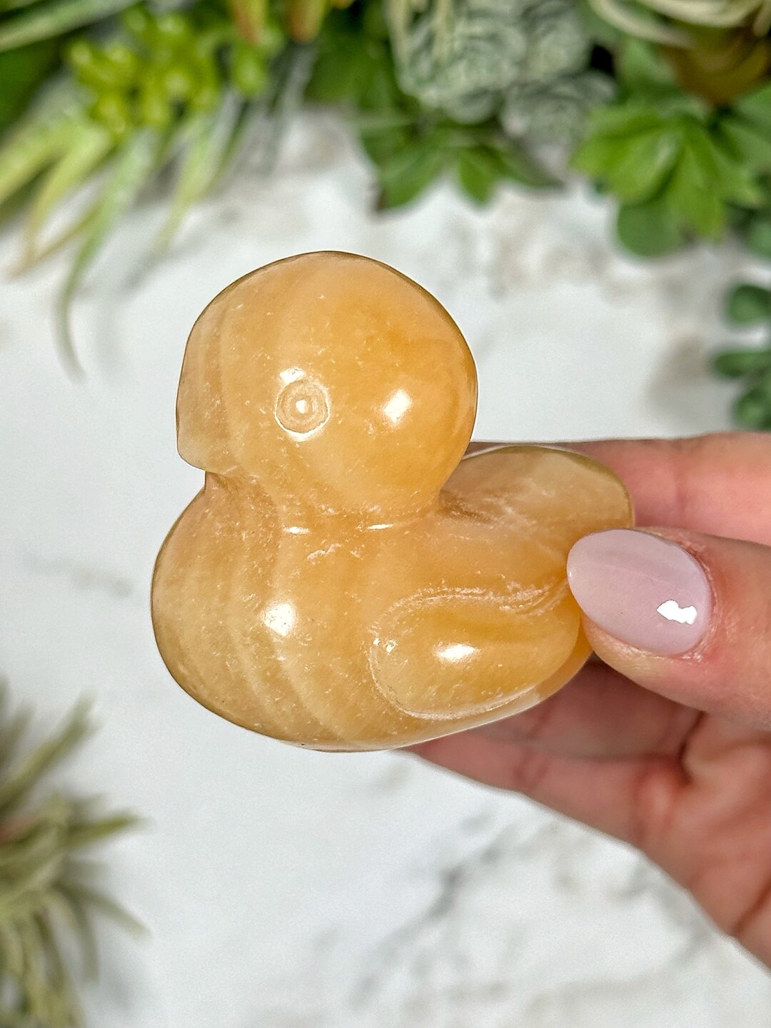 Orange Calcite Ducks Sacral Chakra No. 936 - Etsy