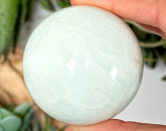 Chrysoprase Sphere ~ Chrysoprase Crystal Ball ~ Natural Chrysoprase ...