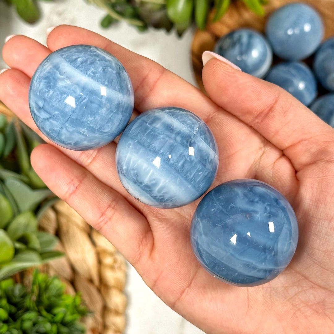 Blue Opal Sphere - Throat Chakra - No. 549 - Etsy