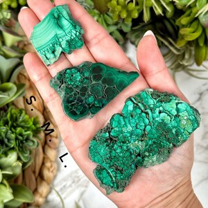Malachite Slabs Heart Chakra No. 20 - Etsy