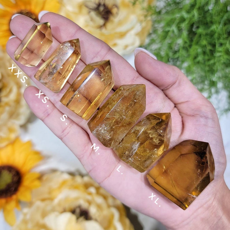 Citrine Mini Points Solar Plexus Chakra - Etsy