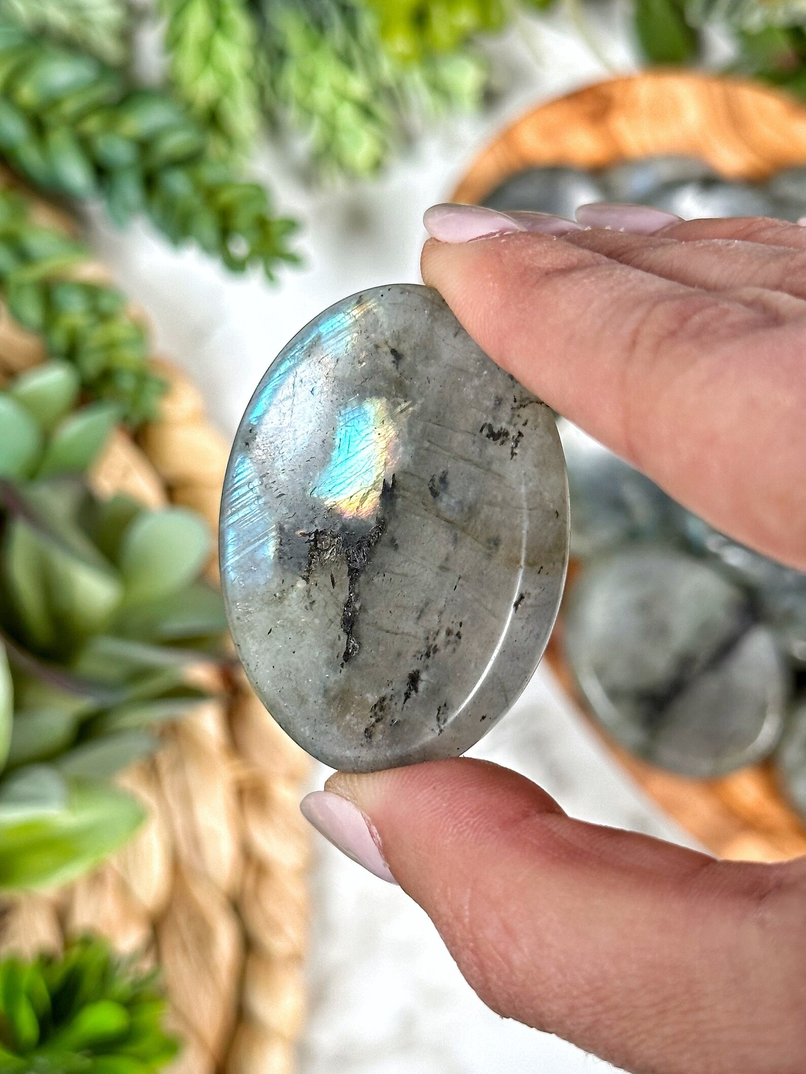 Labradorite Worry Stone - Stone of Transformation - No. 392 - Etsy