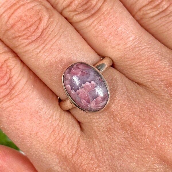 Pink Stone Ring - Etsy