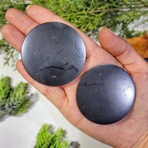 XL Circle Shungite Electronic Sticker - EMF Protector - No. 945 - Etsy