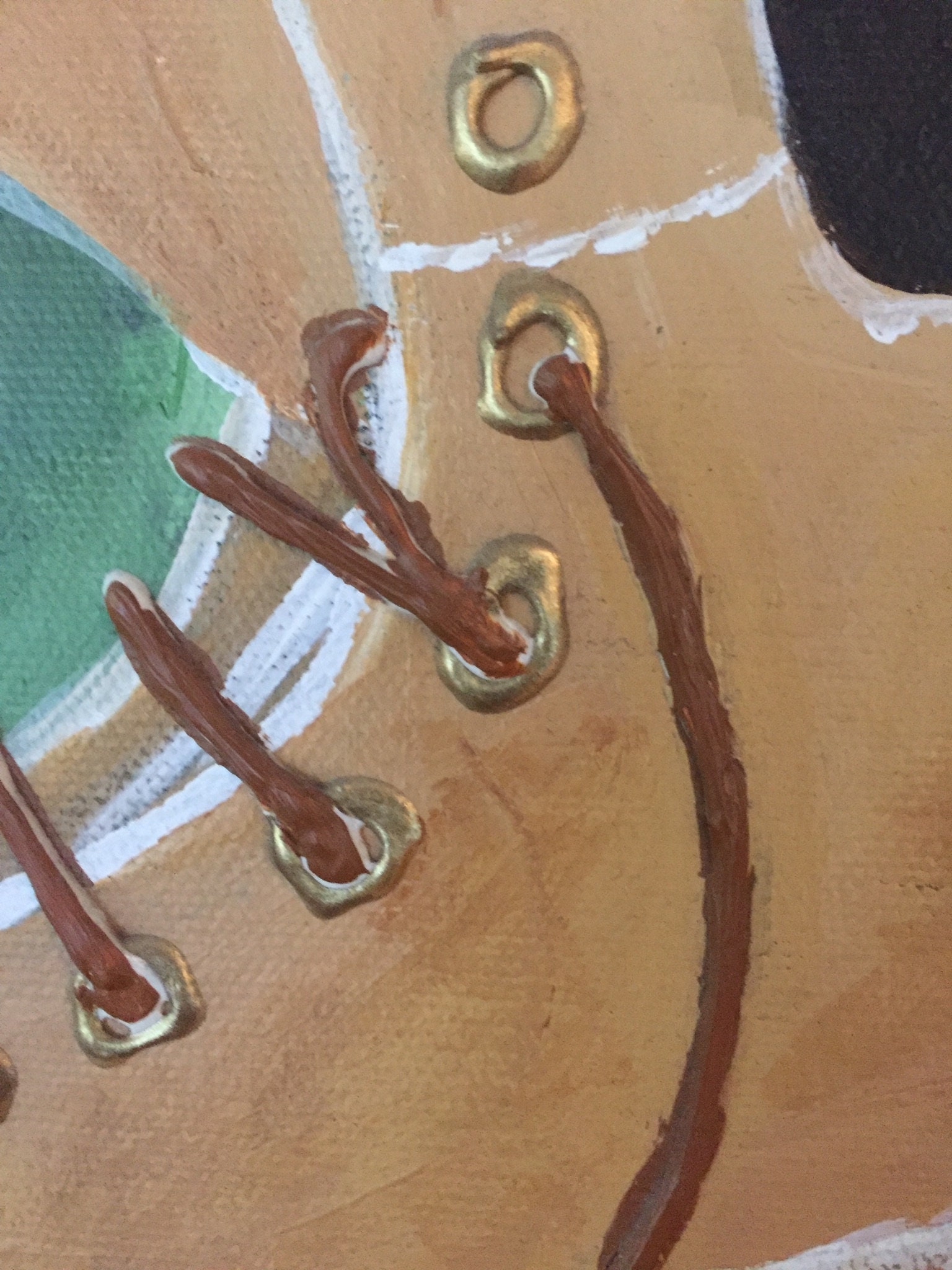 Timberland Boot Original Painting on Canvas 16x20x1/2 Great - Etsy