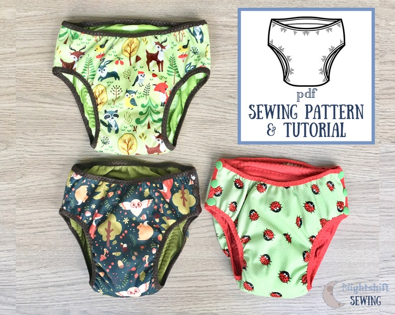 Cloth Training Pants SEWING PATTERN for Potty Training Toddlers ...