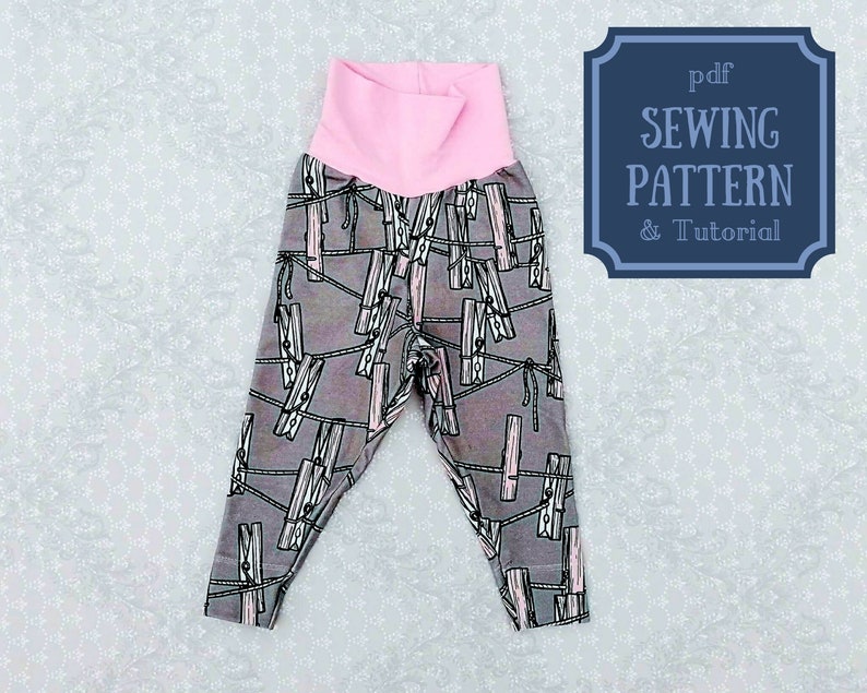 Baby Leggings Sewing PATTERN Easy Pdf Sewing Pattern for - Etsy