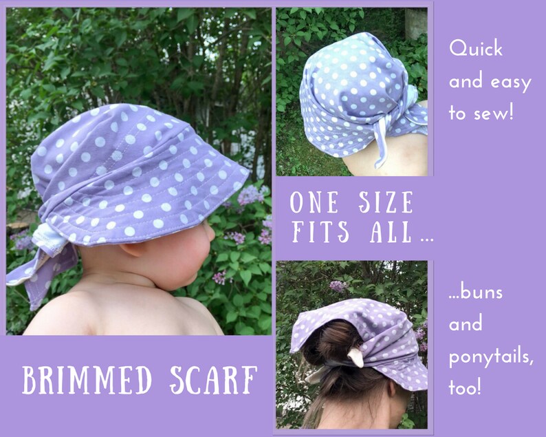 Summer Hat Sewing PATTERN Easy to Sew One Size Brimmed - Etsy Canada