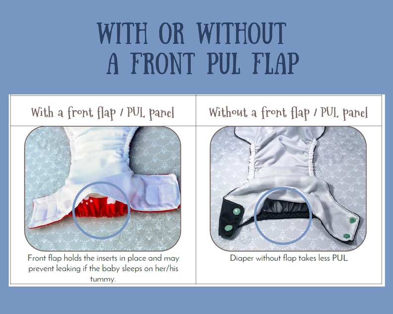 XL Cloth Diaper PATTERN for Bigger Kids Overnight Pull up - Etsy