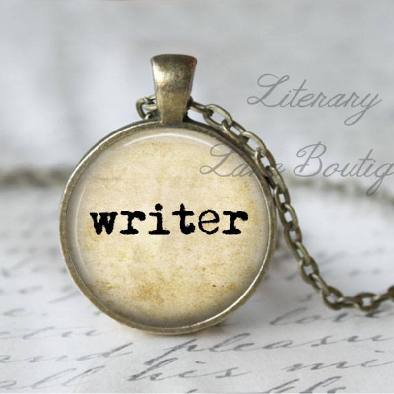 Author Necklace - Etsy UK
