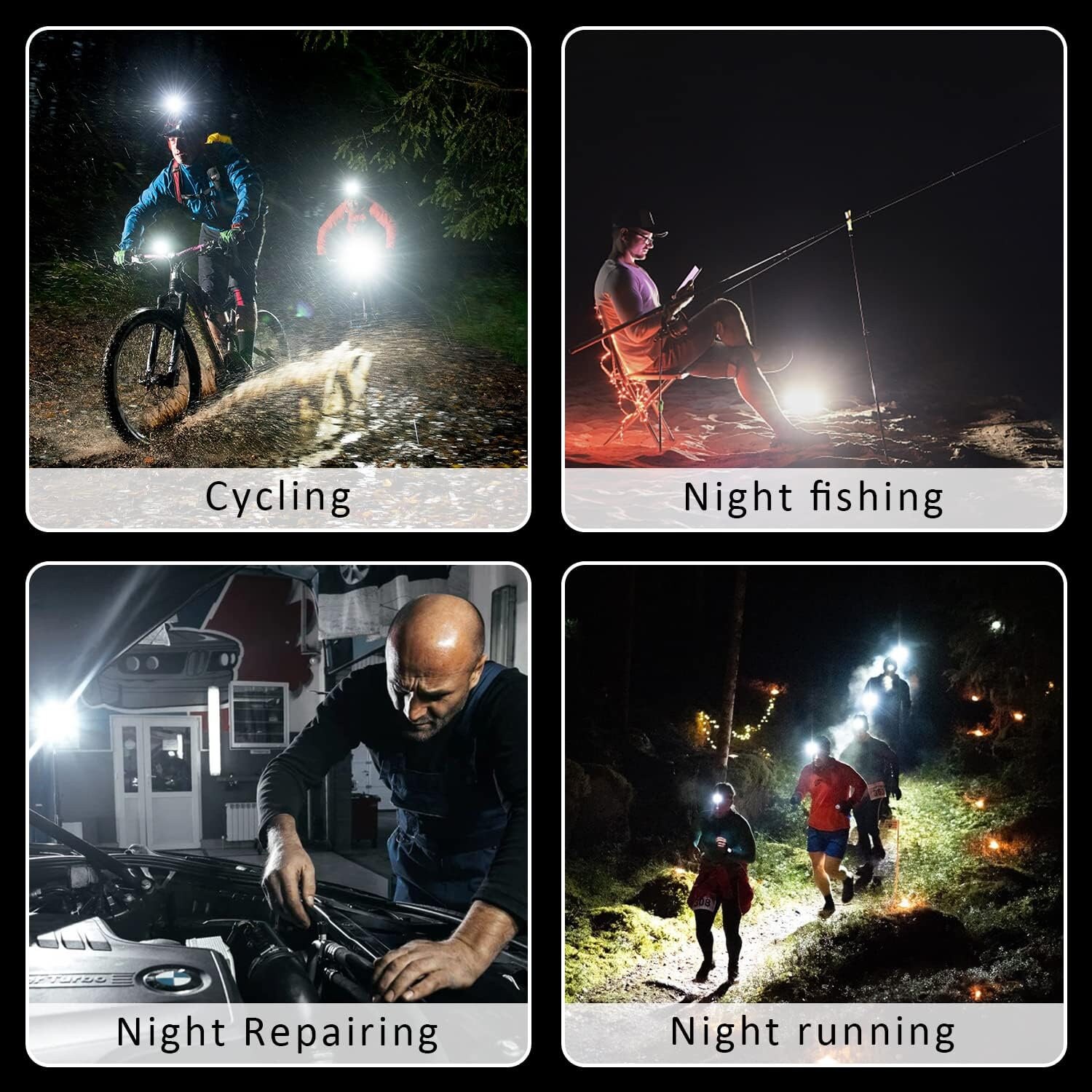 COB LED Keychain Light & Multi Function USB-C Rechargable Cable ...