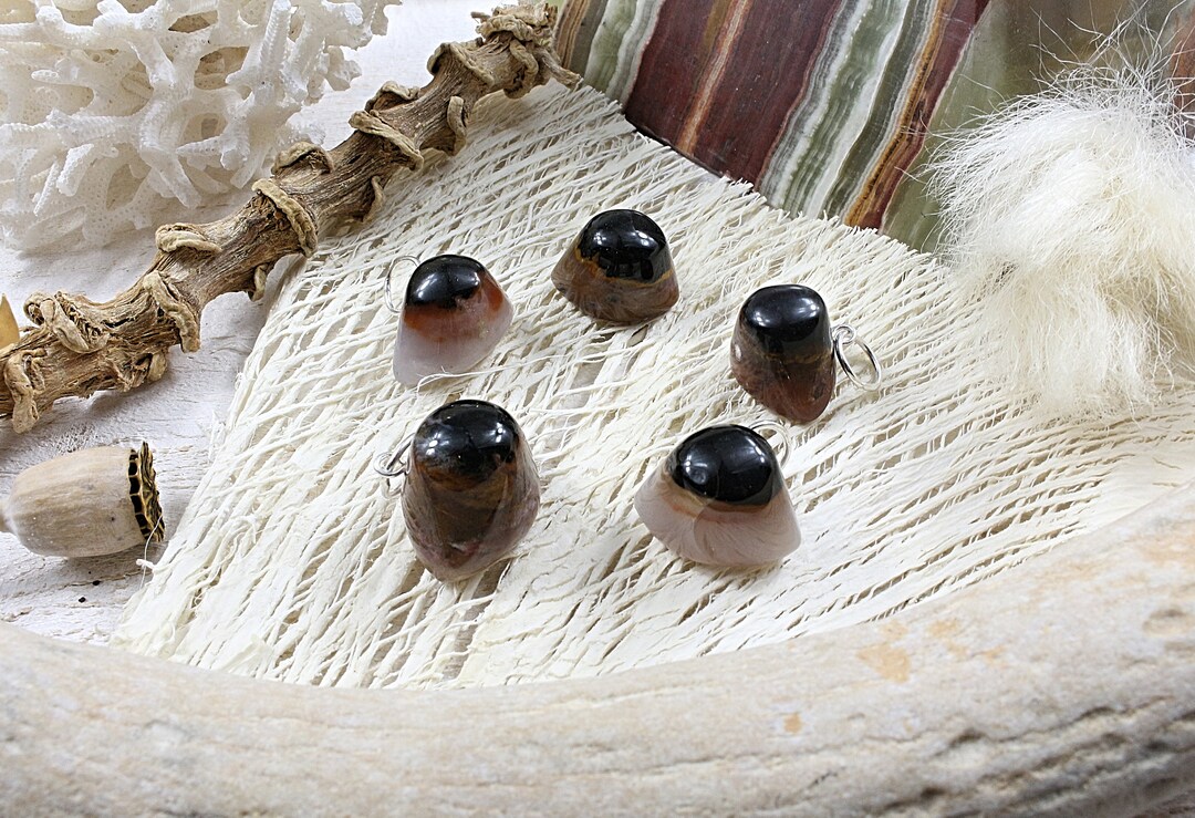 Agate Eye of Shiva, Eye of Cyclops, Natural Stone Pendant, Your Choice ...