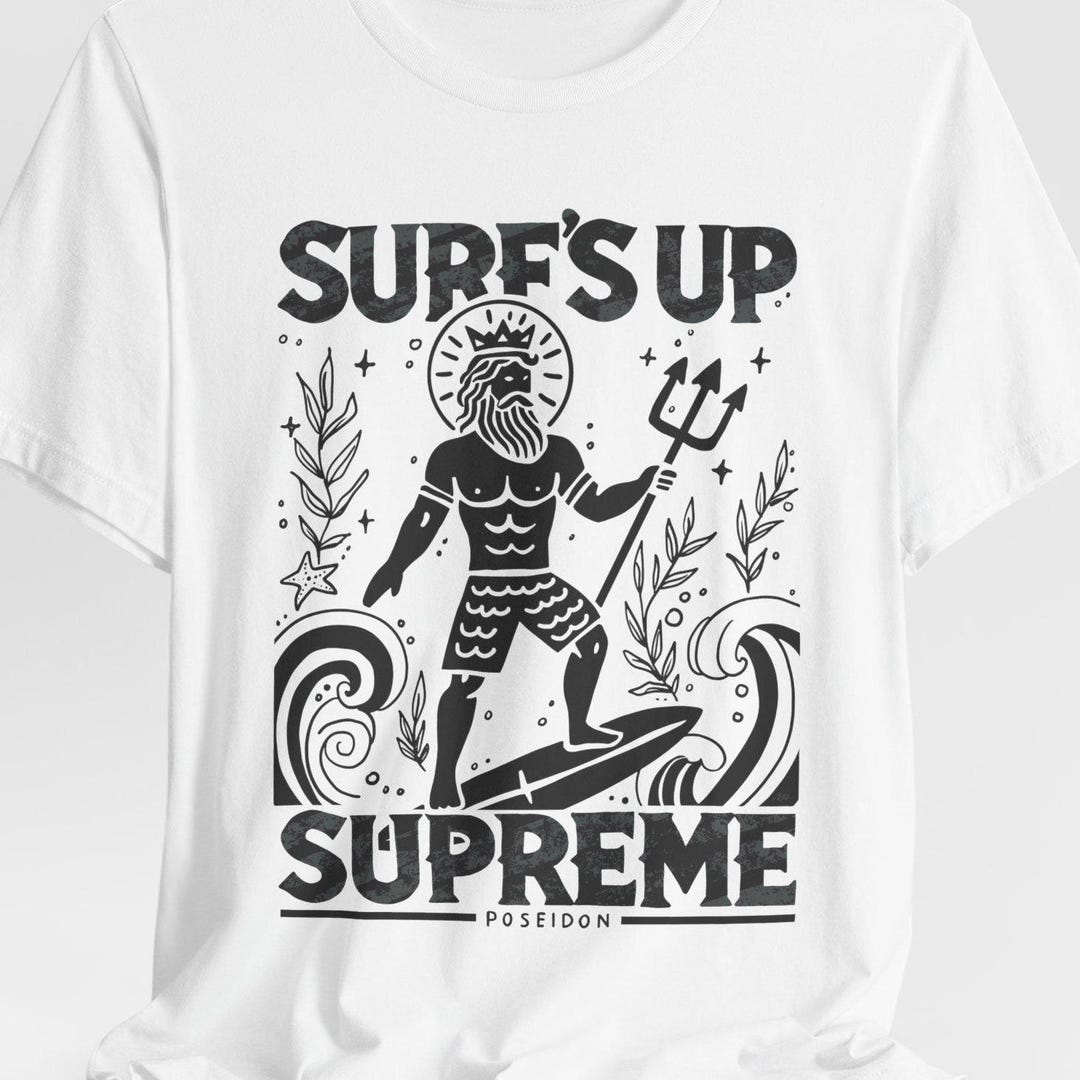 Poseidon Shirt Greek Gods of the Sea Shirt Greek Mythology Shirt ...