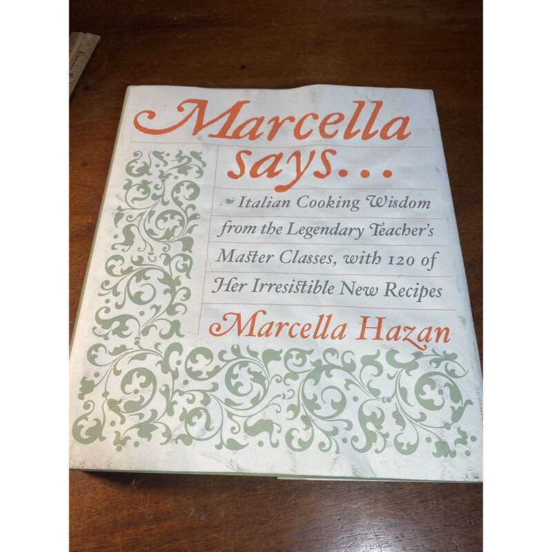 Marcella Hazan Cookbooks - Etsy