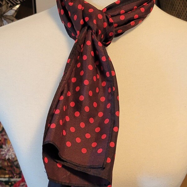 Polka Dots Scarf - Etsy