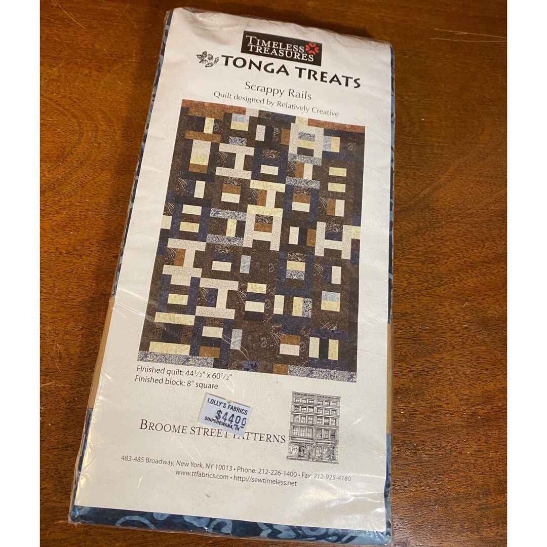 Timeless Treasures Tonga Treats Treat-strip Rockport Quilt Fabric Pack ...