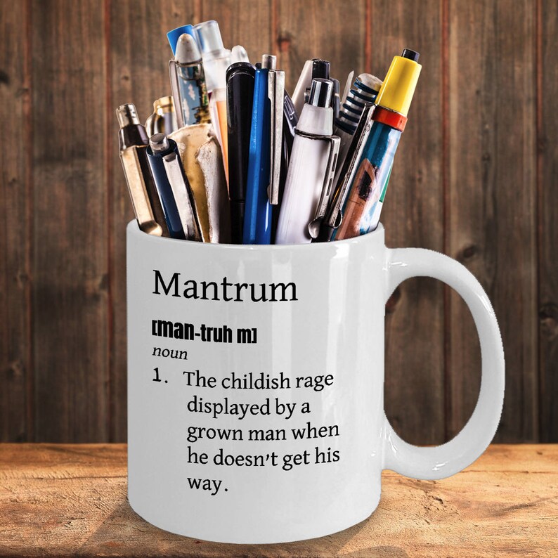 Mantrum Funny Definición Taza de café - Etsy España
