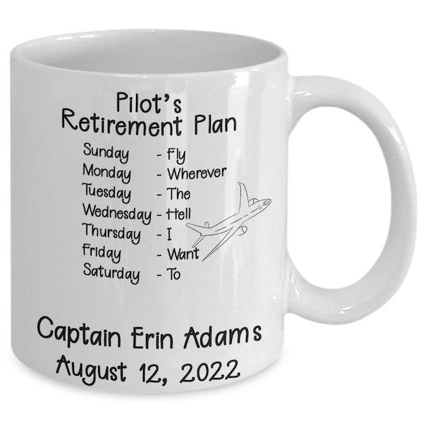 Pilot Retirement - Etsy