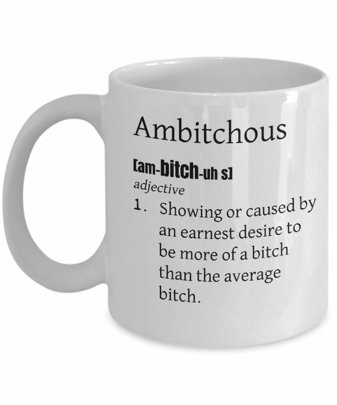 Ambitchous Funny Definition Coffee Mug - Etsy