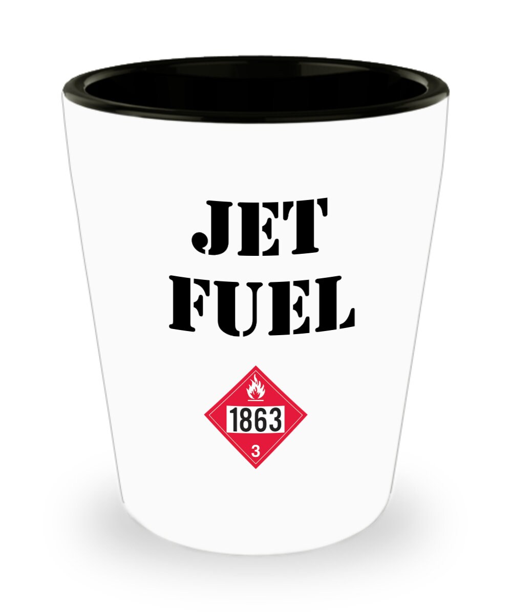 Pilot - Flight Attendant Jet Fuel Shot Glass - Etsy