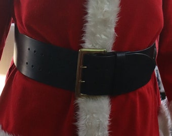 Handmade Black Leather Belt Bells for Santa Suit - Etsy