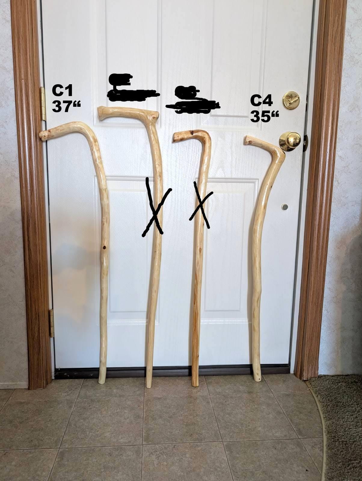 Naturally-shaped and Hand-carved Walking Canes - Etsy