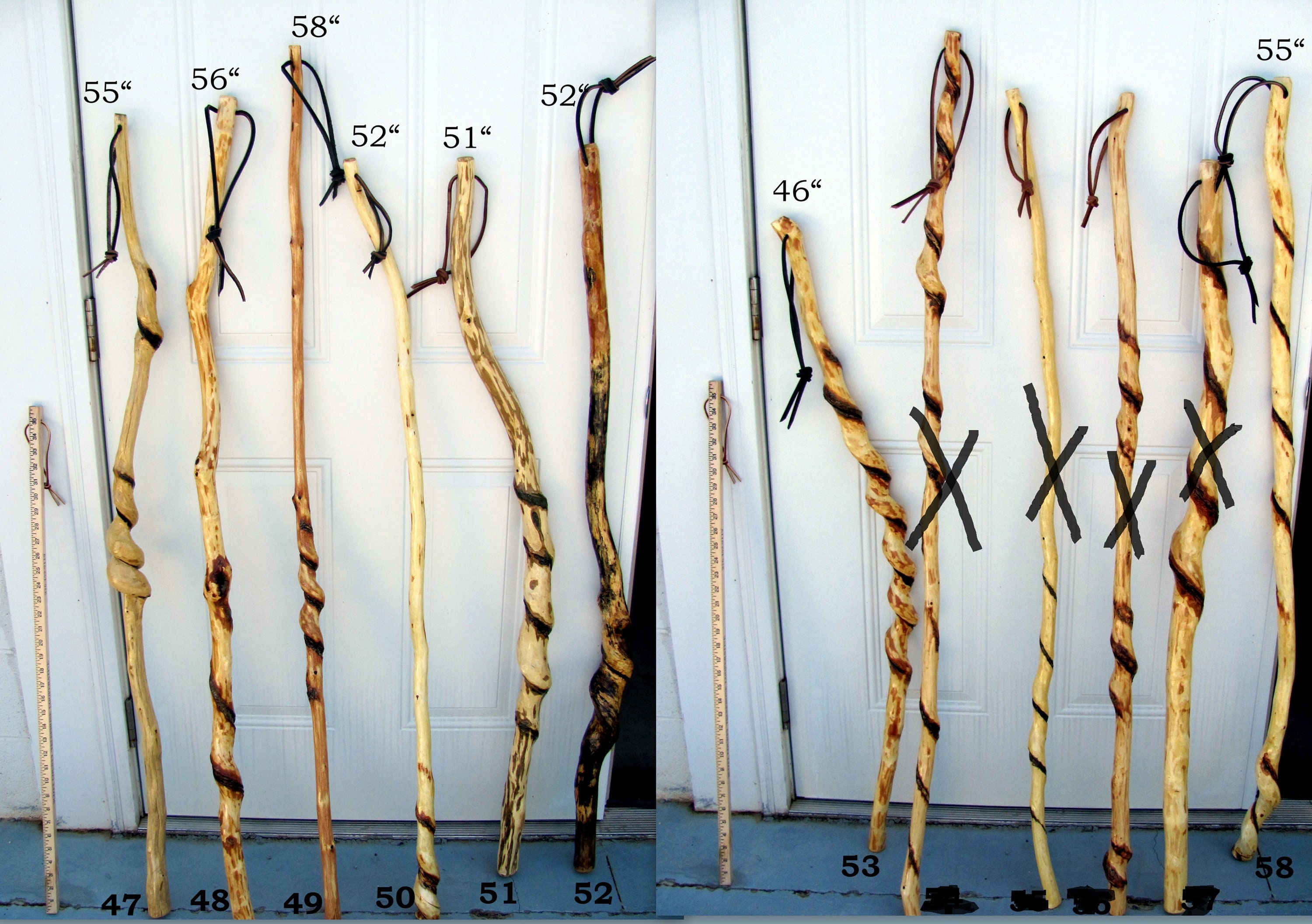 Naturally Twisted Walking Sticks - Etsy