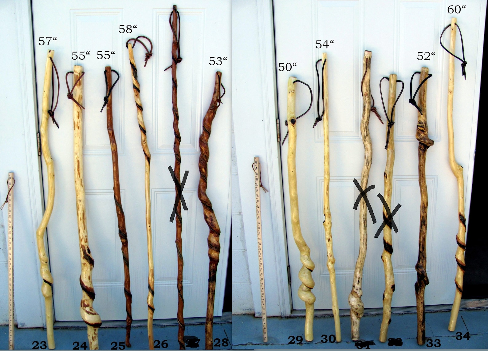 Naturally Twisted Walking Sticks - Etsy