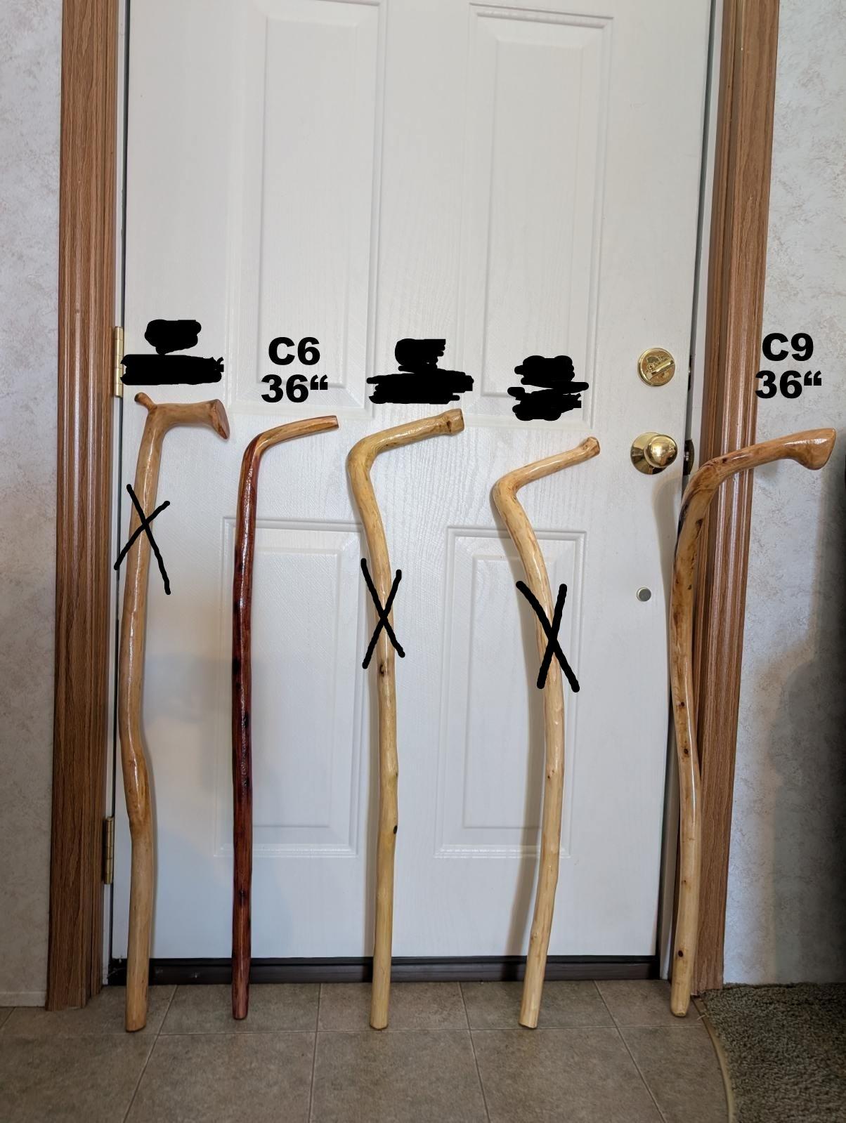 Naturally-shaped and Hand-carved Walking Canes - Etsy