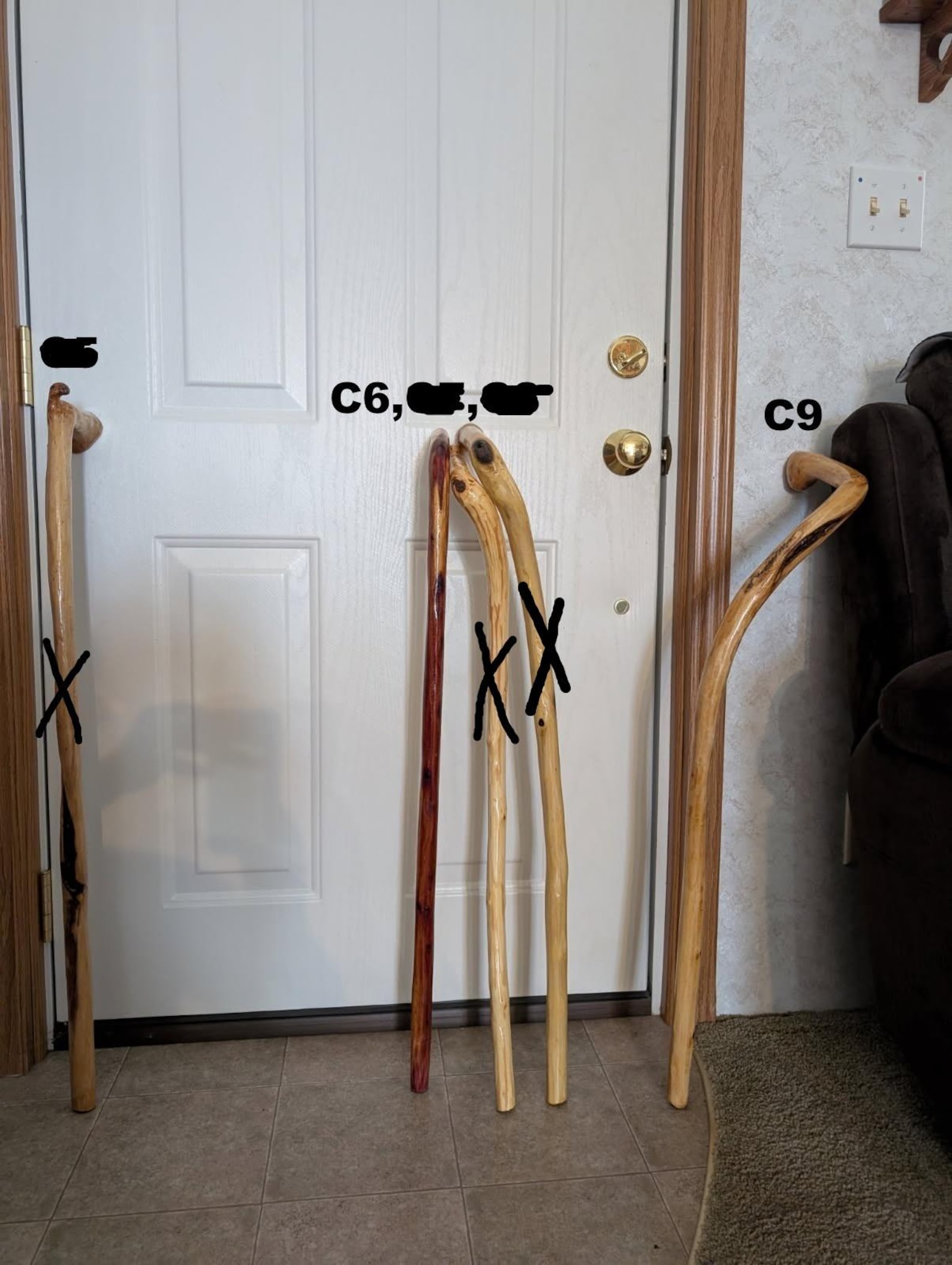 Naturally-shaped and Hand-carved Walking Canes - Etsy