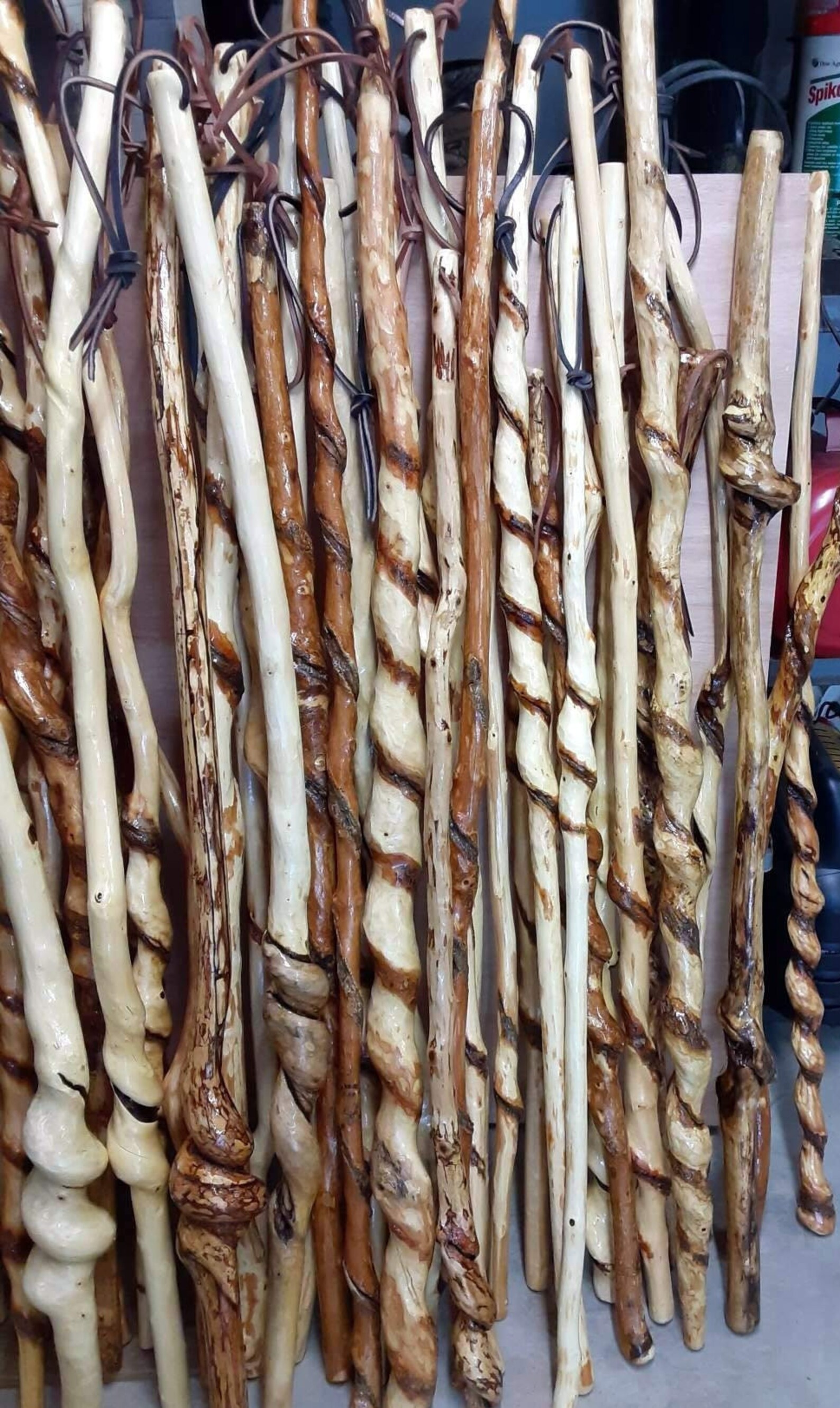 Naturally Twisted Walking Sticks - Etsy