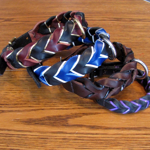 Braided Dog Collar - Etsy