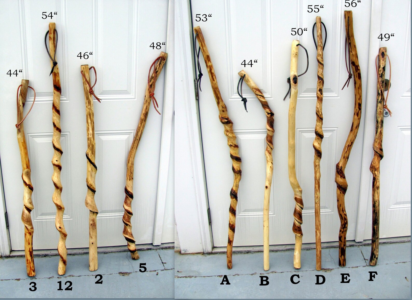 Naturally Twisted Walking Sticks - Etsy