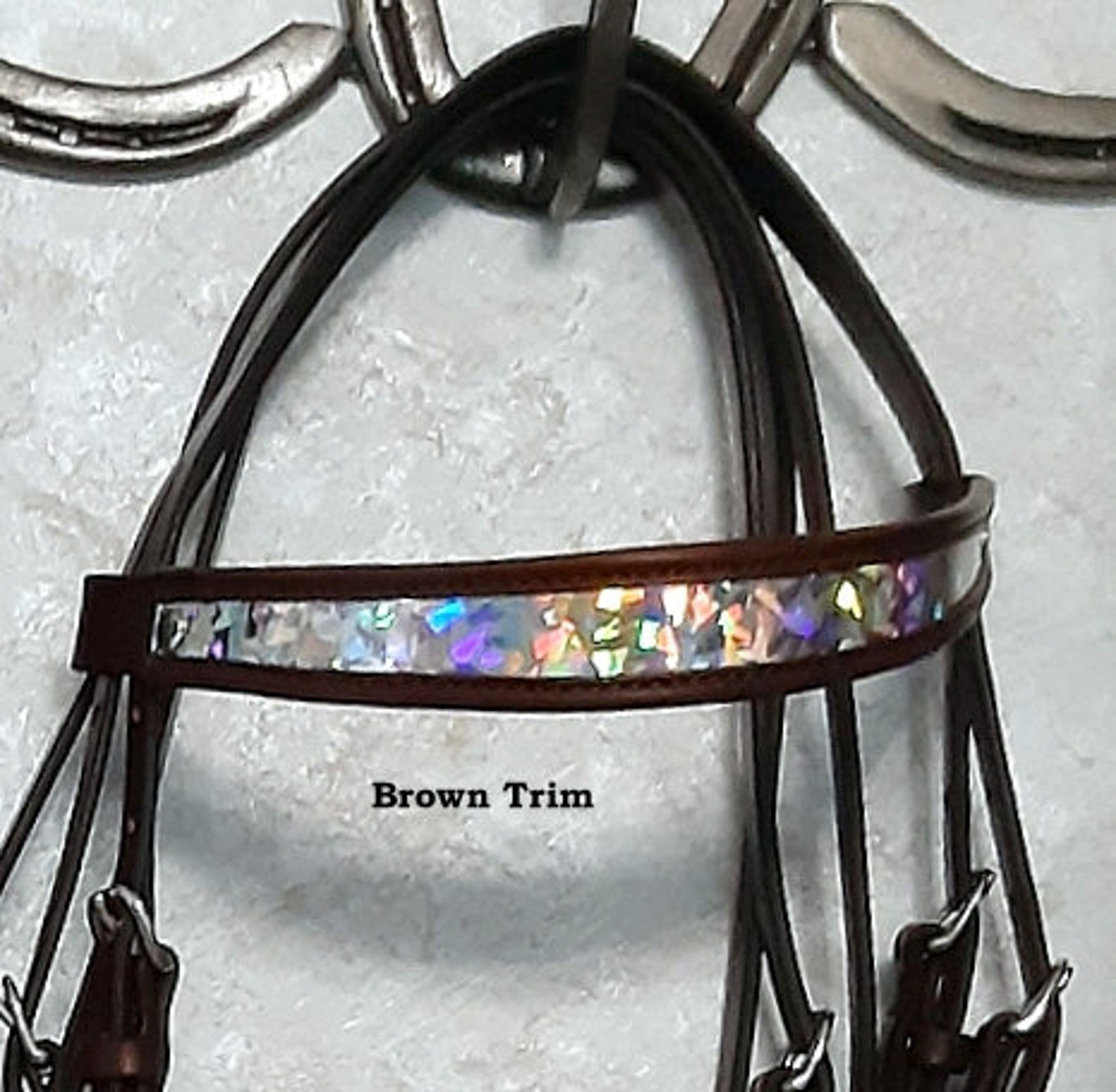 Silver Sparkle / Glitter / Bling Browband, Cavesson, or Breast Strap - Etsy