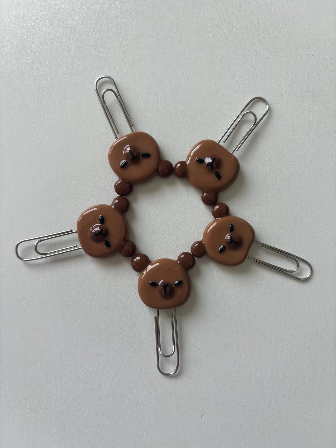 Capybara Paperclip Clay Fimo - Etsy