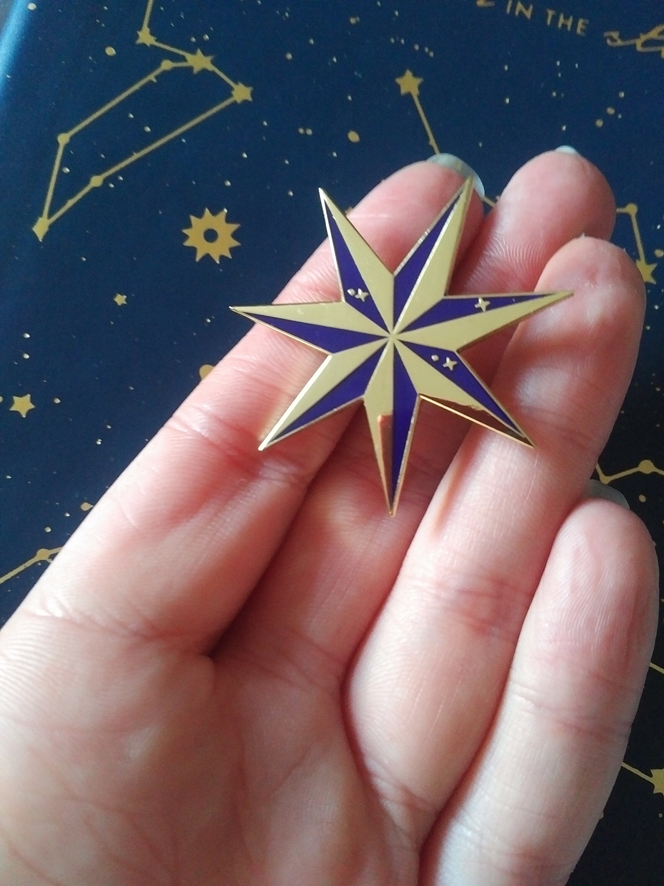 Seven-pointed Star Pin - Etsy