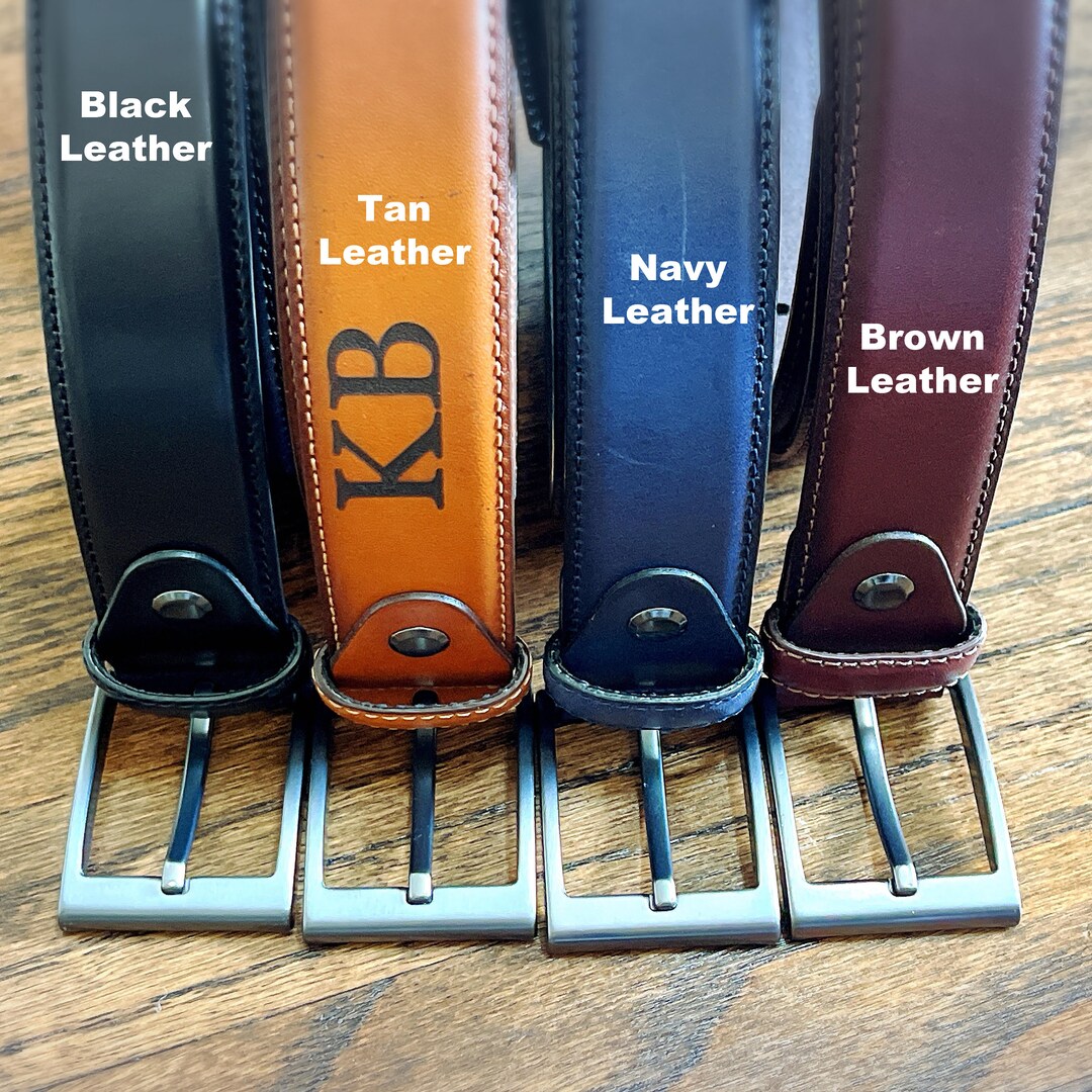 Custom Handmade Belt, Engraved Genuine Leather Belt, Personalized ...