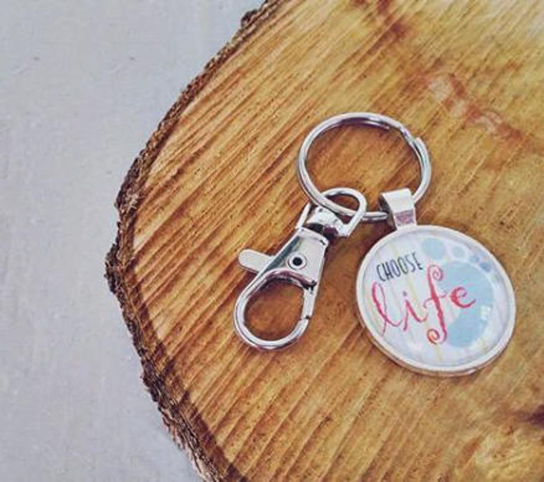 SET OF 20 Choose Life Keychain Bulk Order - Prolife Keychain Support ...